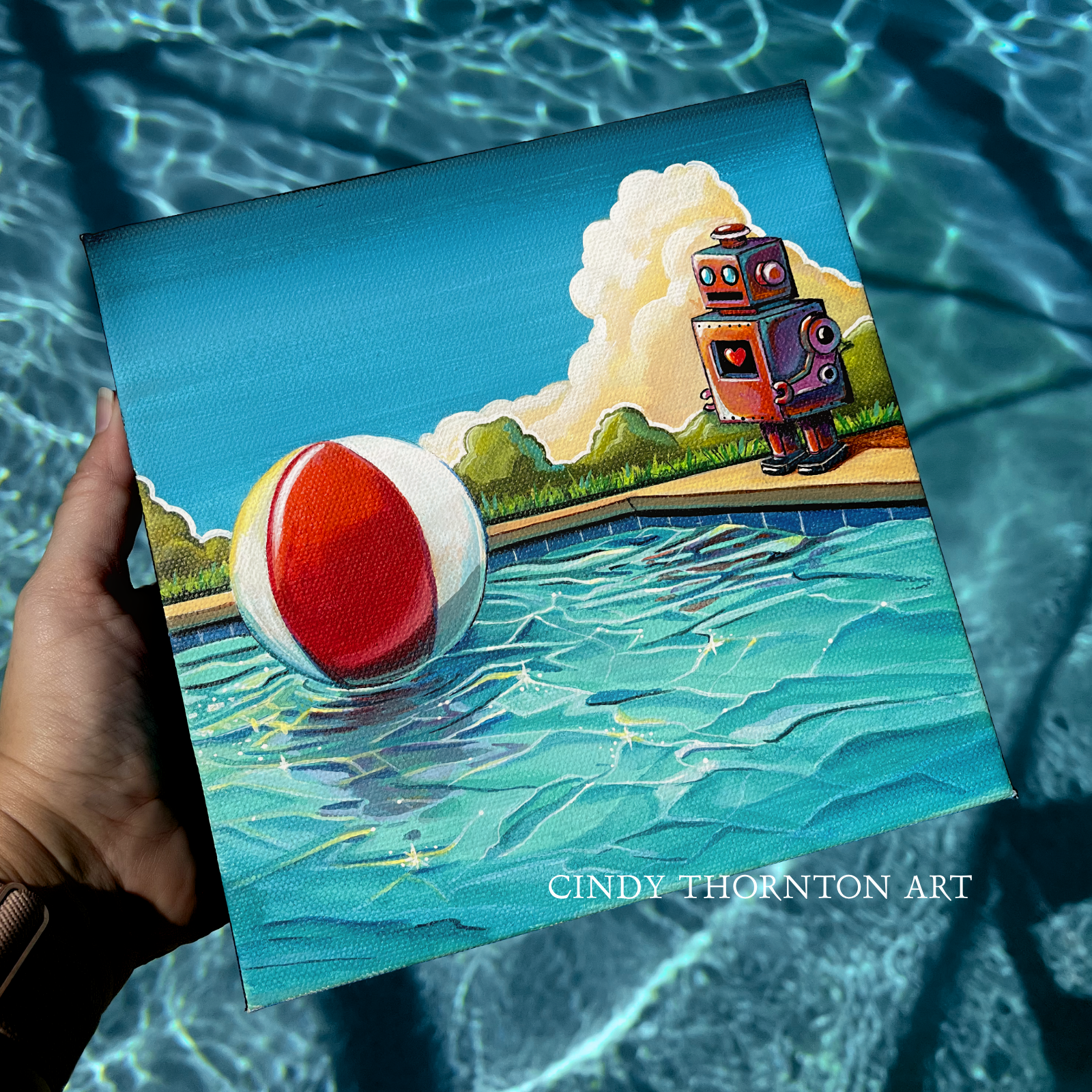 The Beach Ball – Cindy Thornton Art