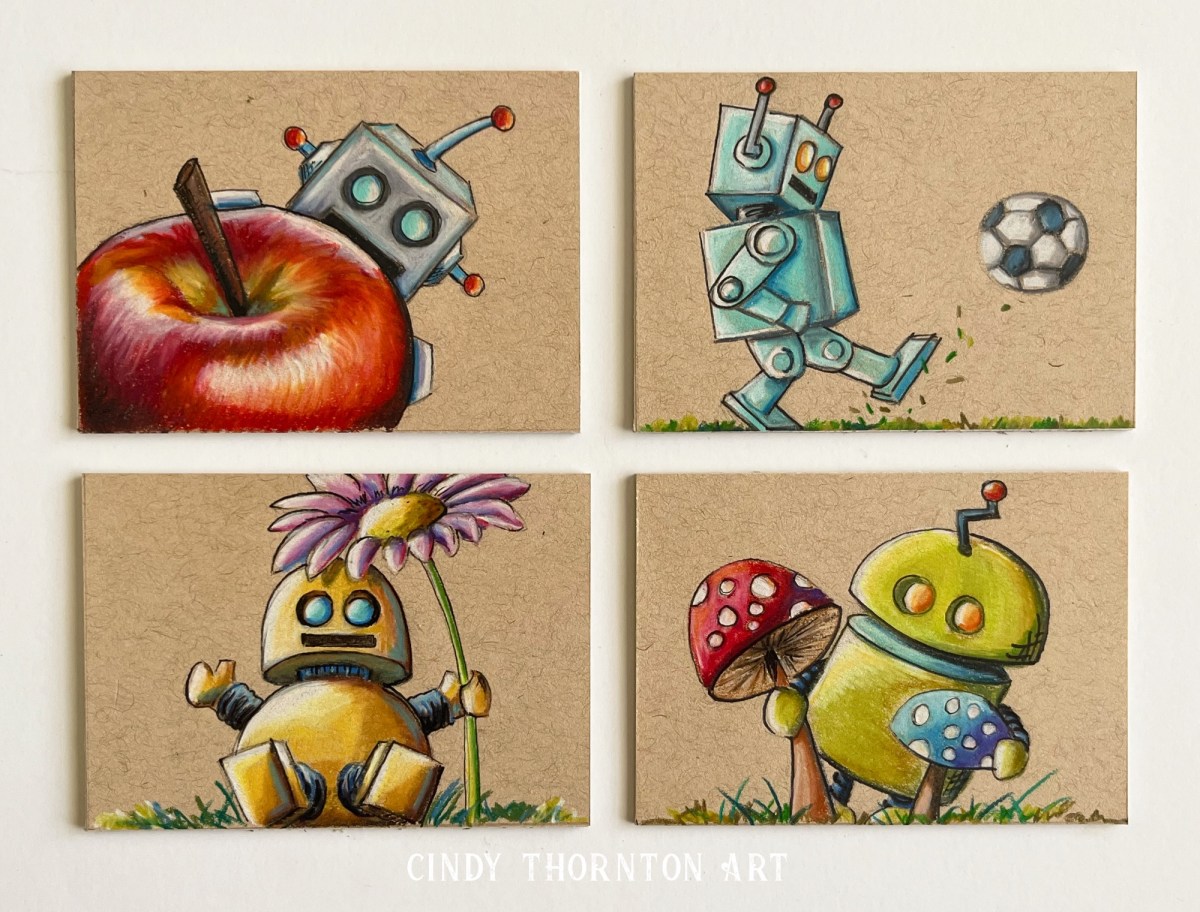 New! ACEO Collector art cards – Cindy Thornton Art